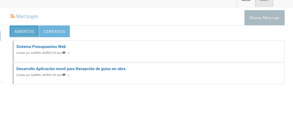Solicitud de desarrollo - PROPAMAT | Documentacion sistemas