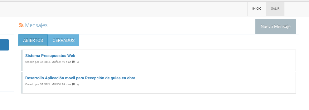 Solicitud de desarrollo - PROPAMAT | Documentacion sistemas